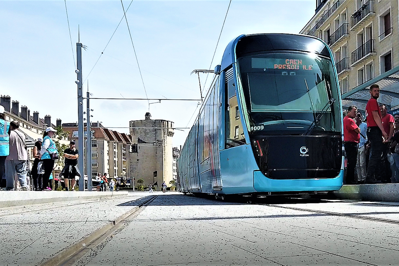 FRANCE : CONSTRUCTION LIGNE DU TRAMWAY - TSO